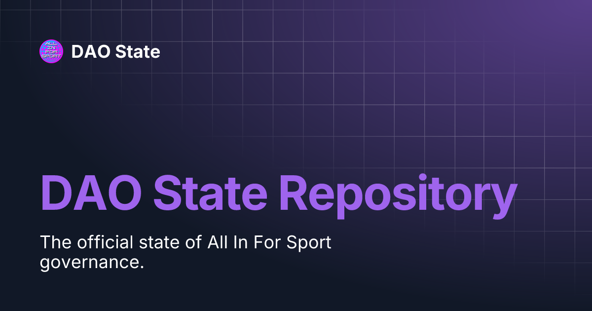 DAO State Repository | DAO State